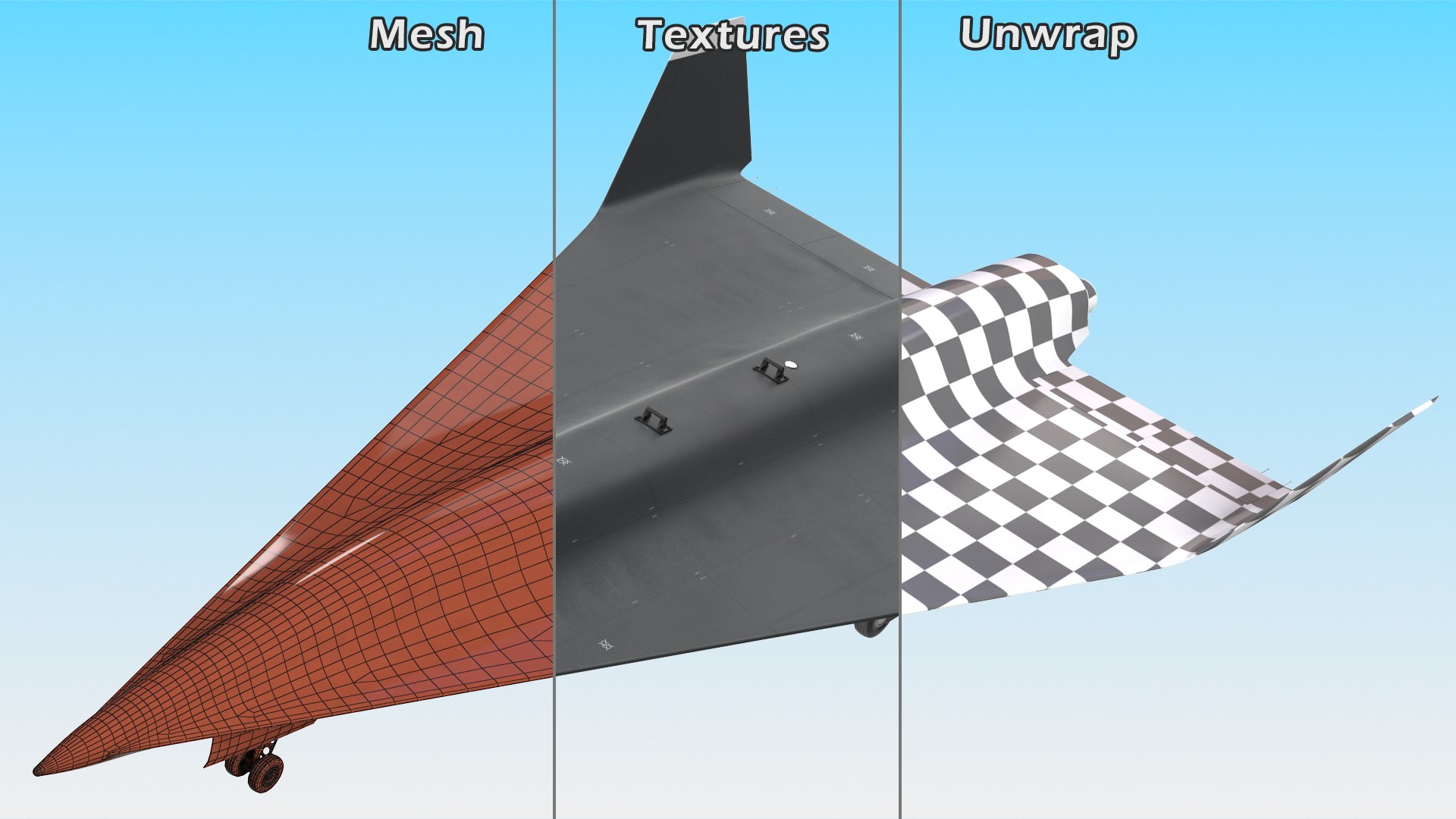 WZ 8 China Supersonic Drone Rigged 3D model - TurboSquid 1980738