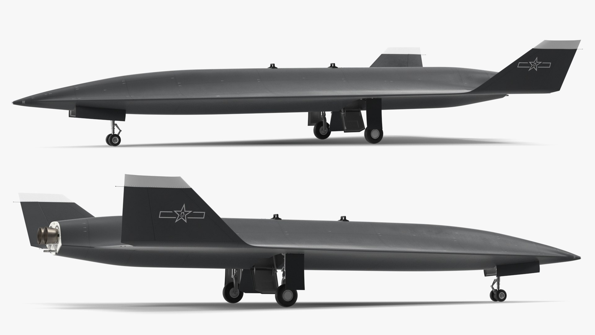 WZ 8 China Supersonic Drone Rigged 3D model - TurboSquid 1980738