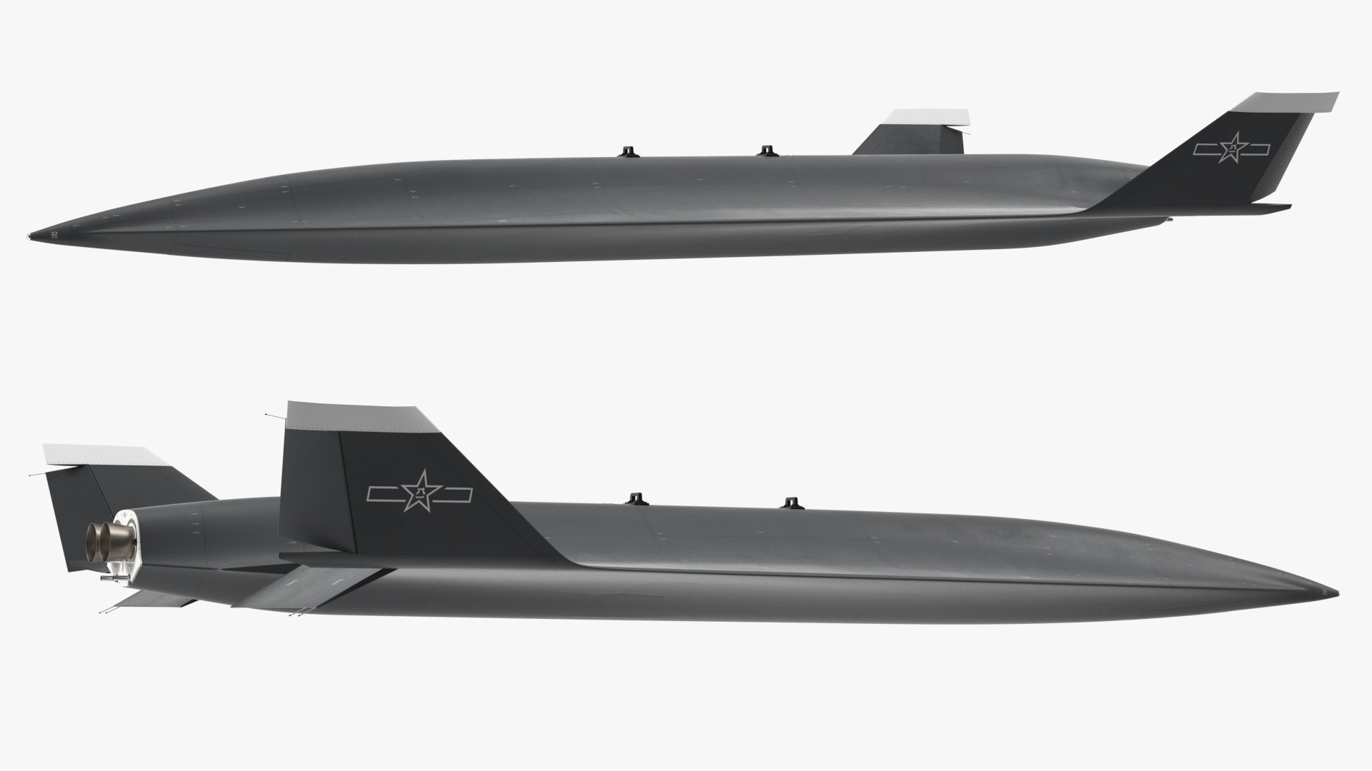 WZ 8 China Supersonic Drone Rigged 3D model - TurboSquid 1980738