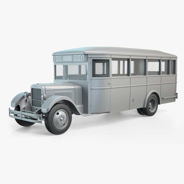 modelo 3d Autobús ZIS-8 de alta poli - TurboSquid 2182486