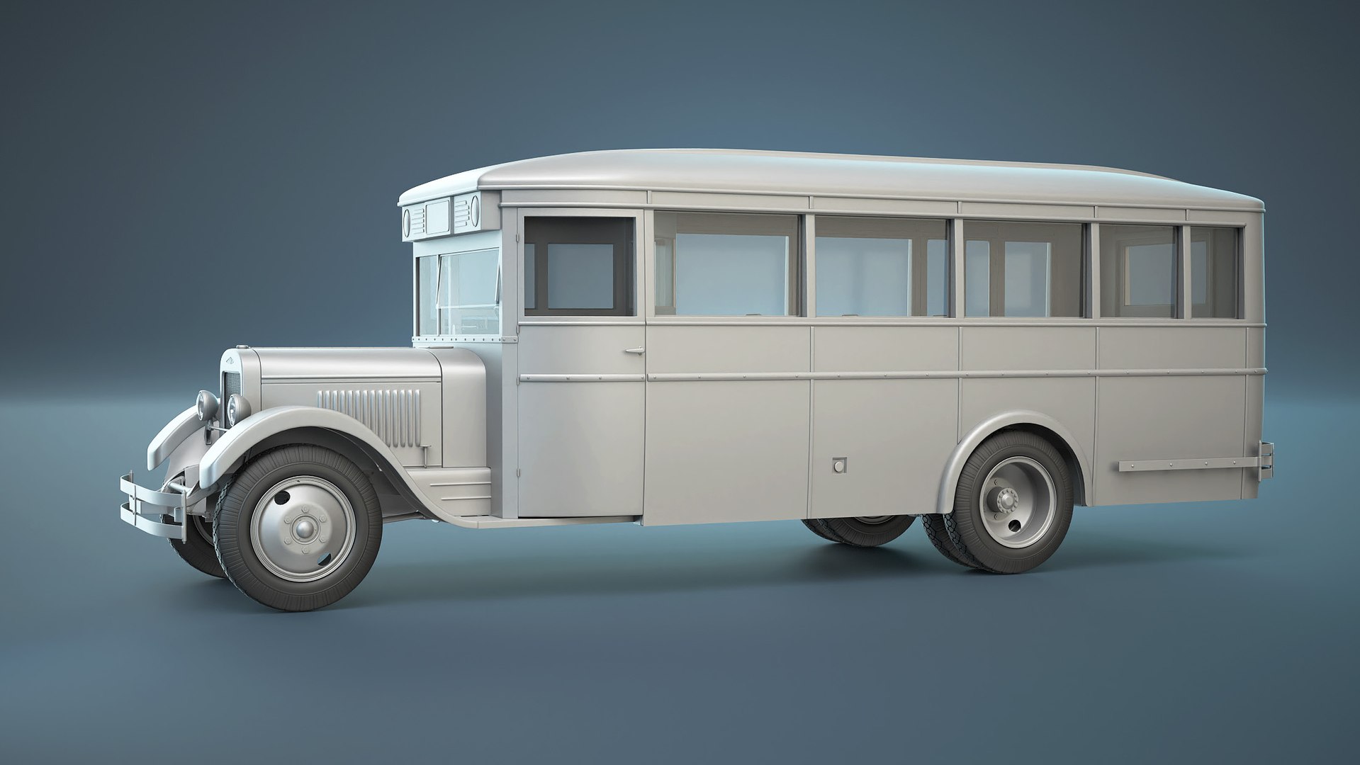 3D ZIS-8 Bus High-Poly - TurboSquid 2182486