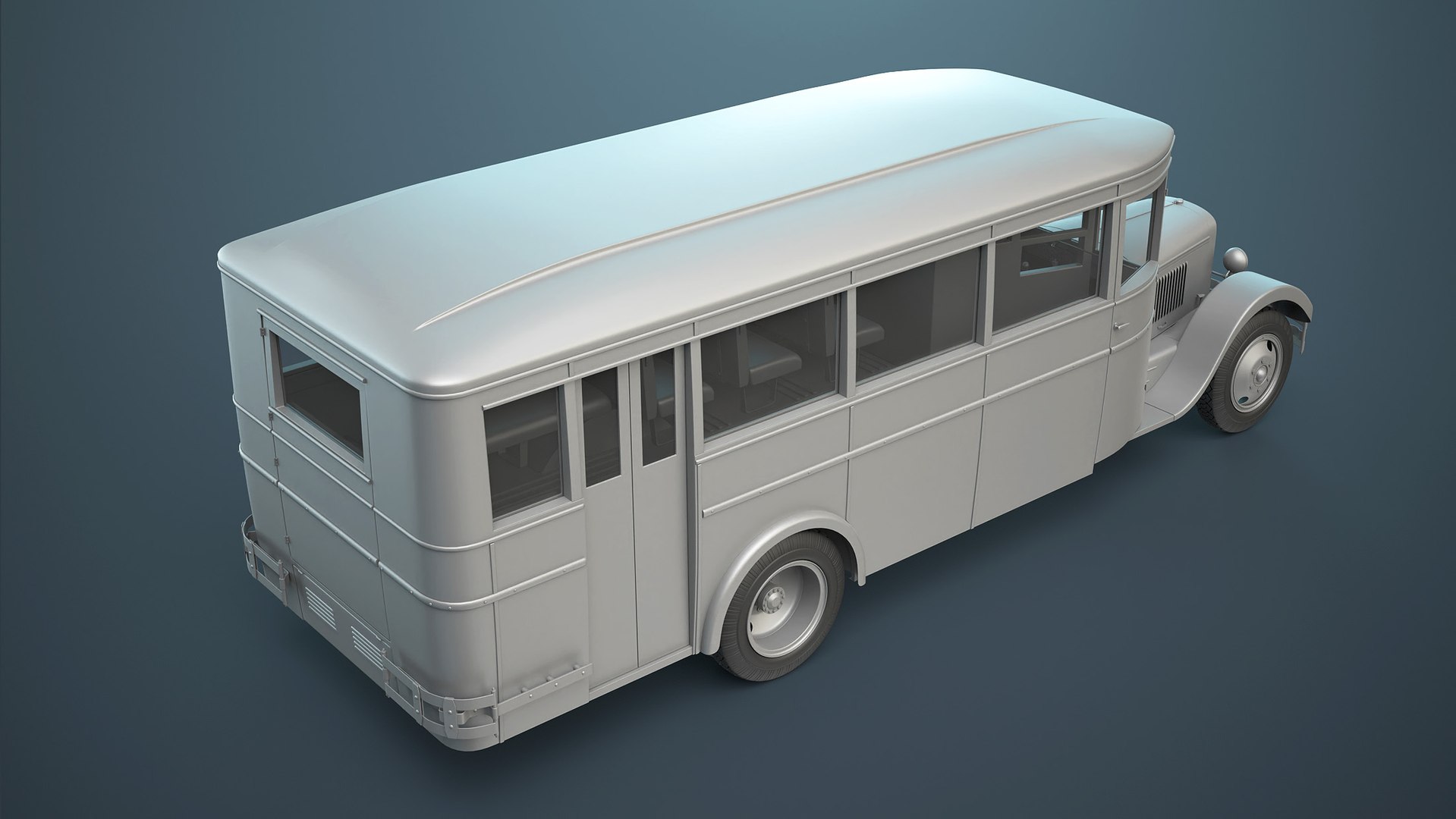 3D ZIS-8 Bus High-Poly - TurboSquid 2182486