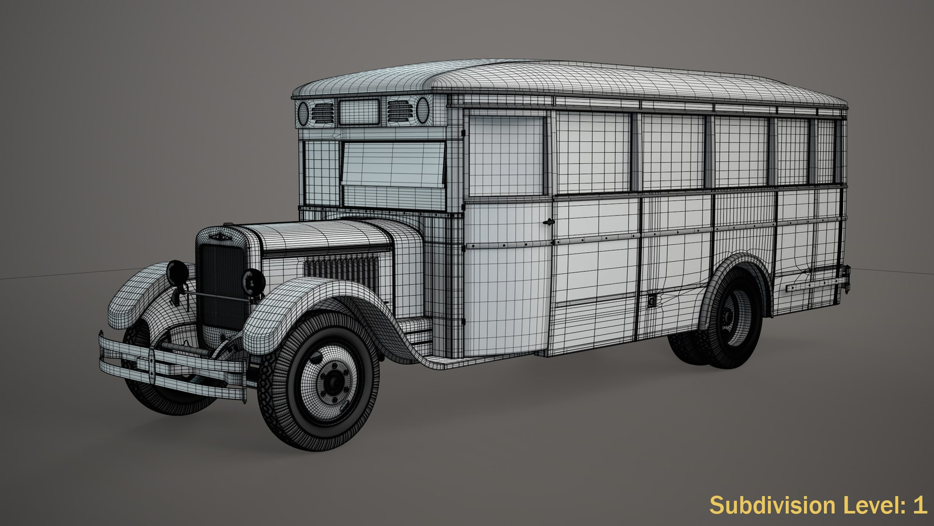 3D ZIS-8 Bus High-Poly - TurboSquid 2182486