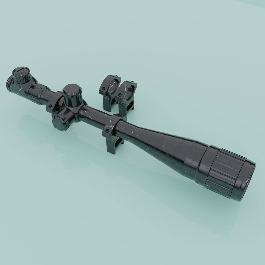 Sniper Gun Telescope 3D - TurboSquid 2088030