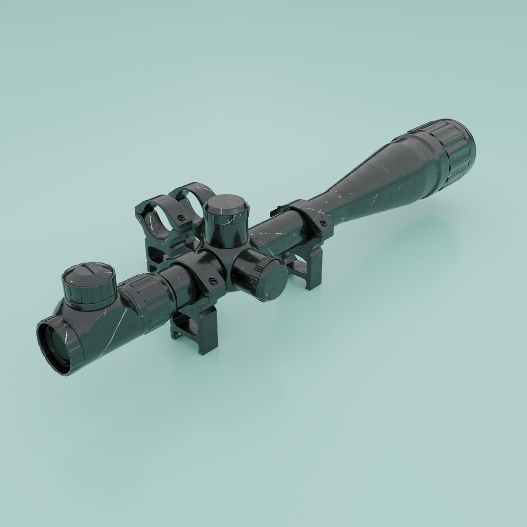 Sniper Gun Telescope 3D - TurboSquid 2088030