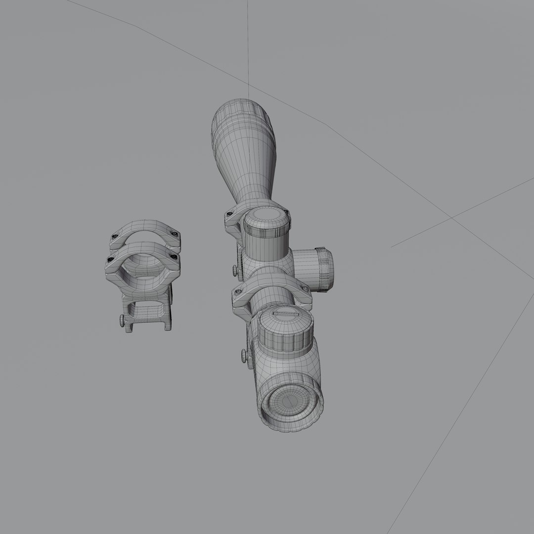 Sniper Gun Telescope 3D - TurboSquid 2088030