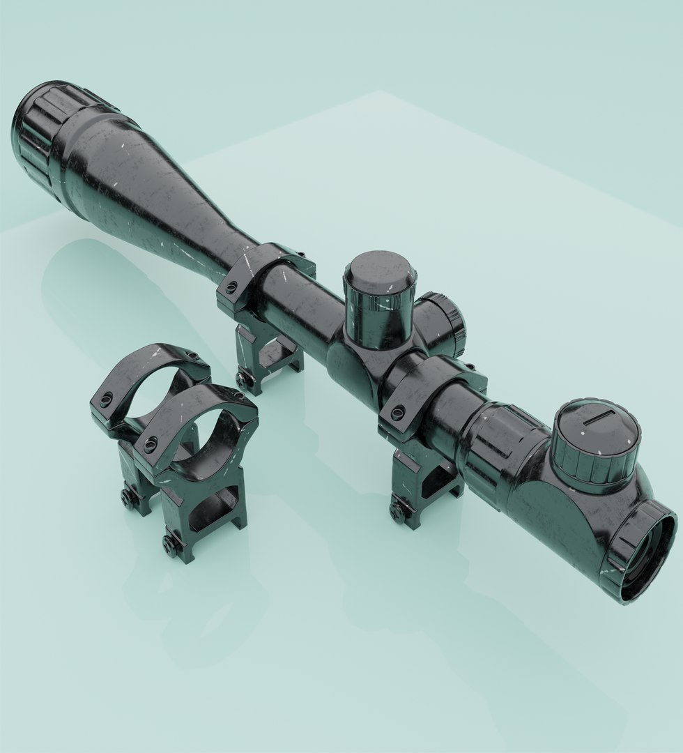 Sniper Gun Telescope 3D - TurboSquid 2088030