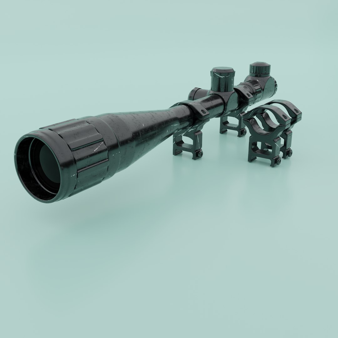 Sniper Gun Telescope 3D - TurboSquid 2088030