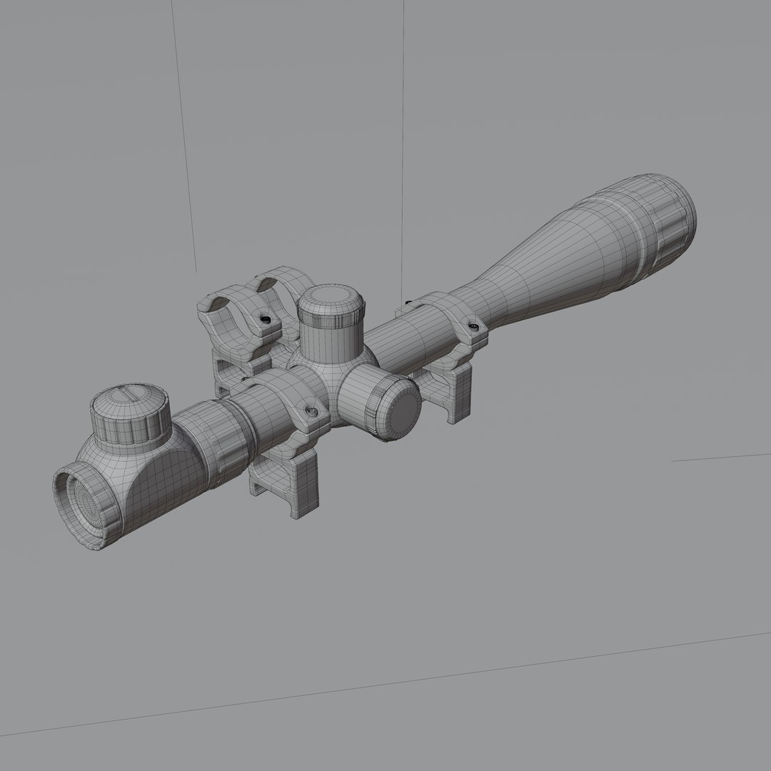 Sniper Gun Telescope 3D - TurboSquid 2088030