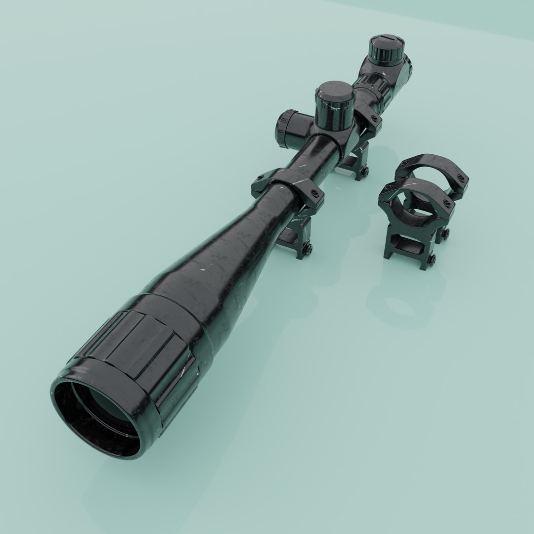 Sniper Gun Telescope 3D - TurboSquid 2088030