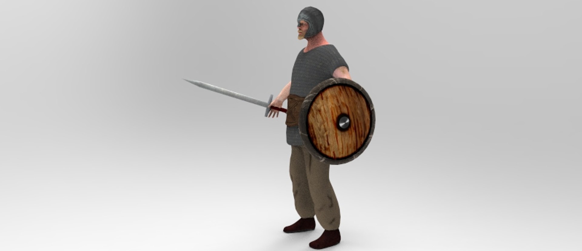 3d Model Warrior
