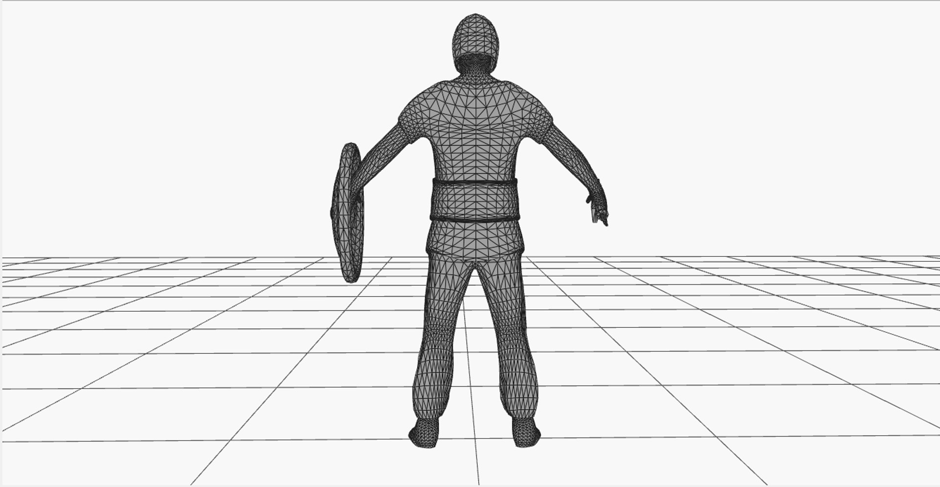 3d Model Warrior