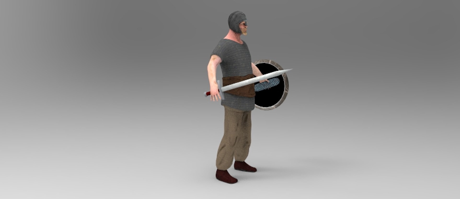 3d Model Warrior