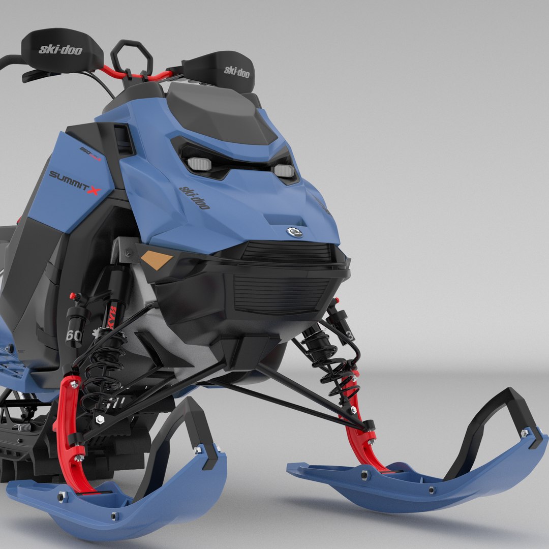 3D Model Snowmobile Ski-Doo Summit X 2025 - TurboSquid 2285201