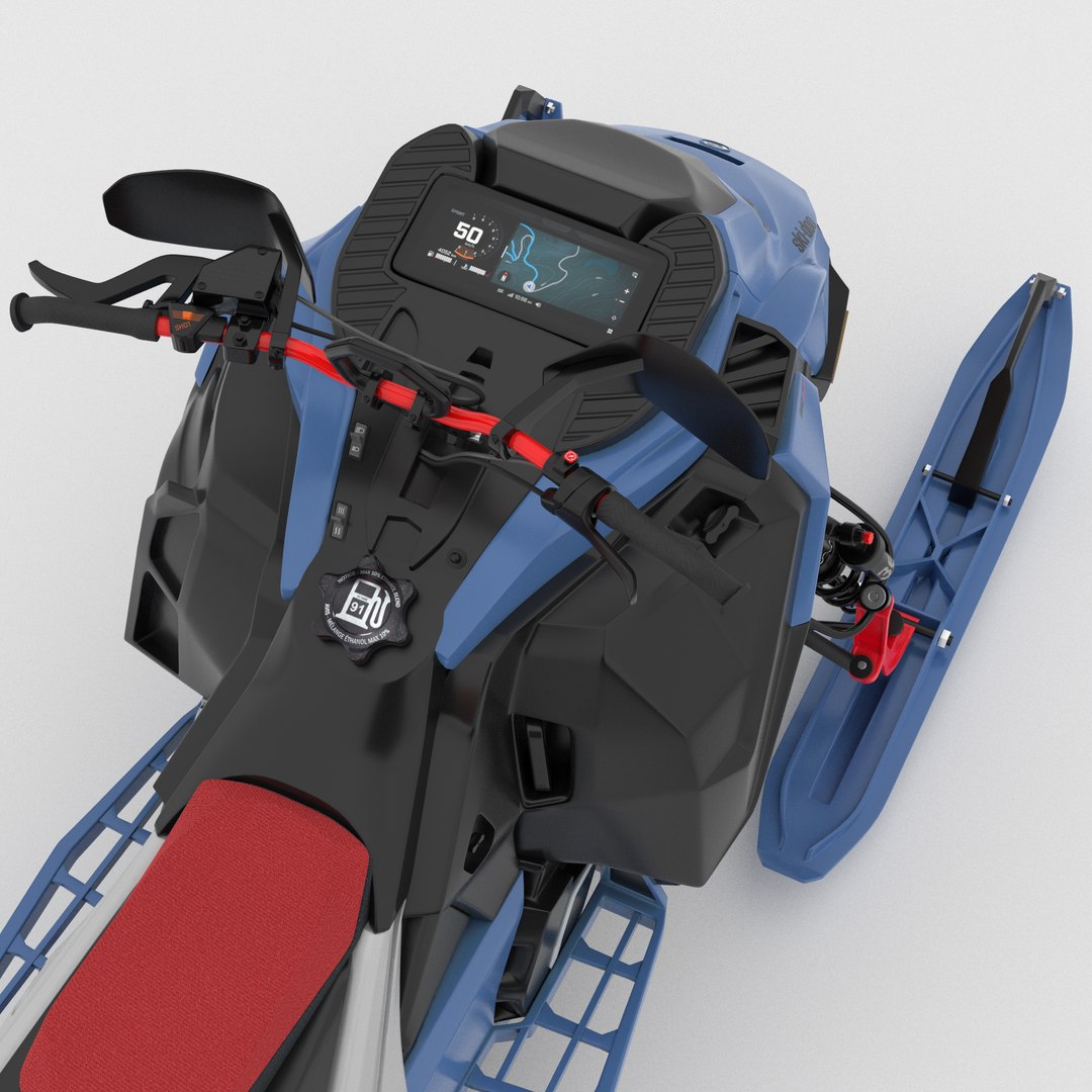 3D Model Snowmobile Ski-Doo Summit X 2025 - TurboSquid 2285201