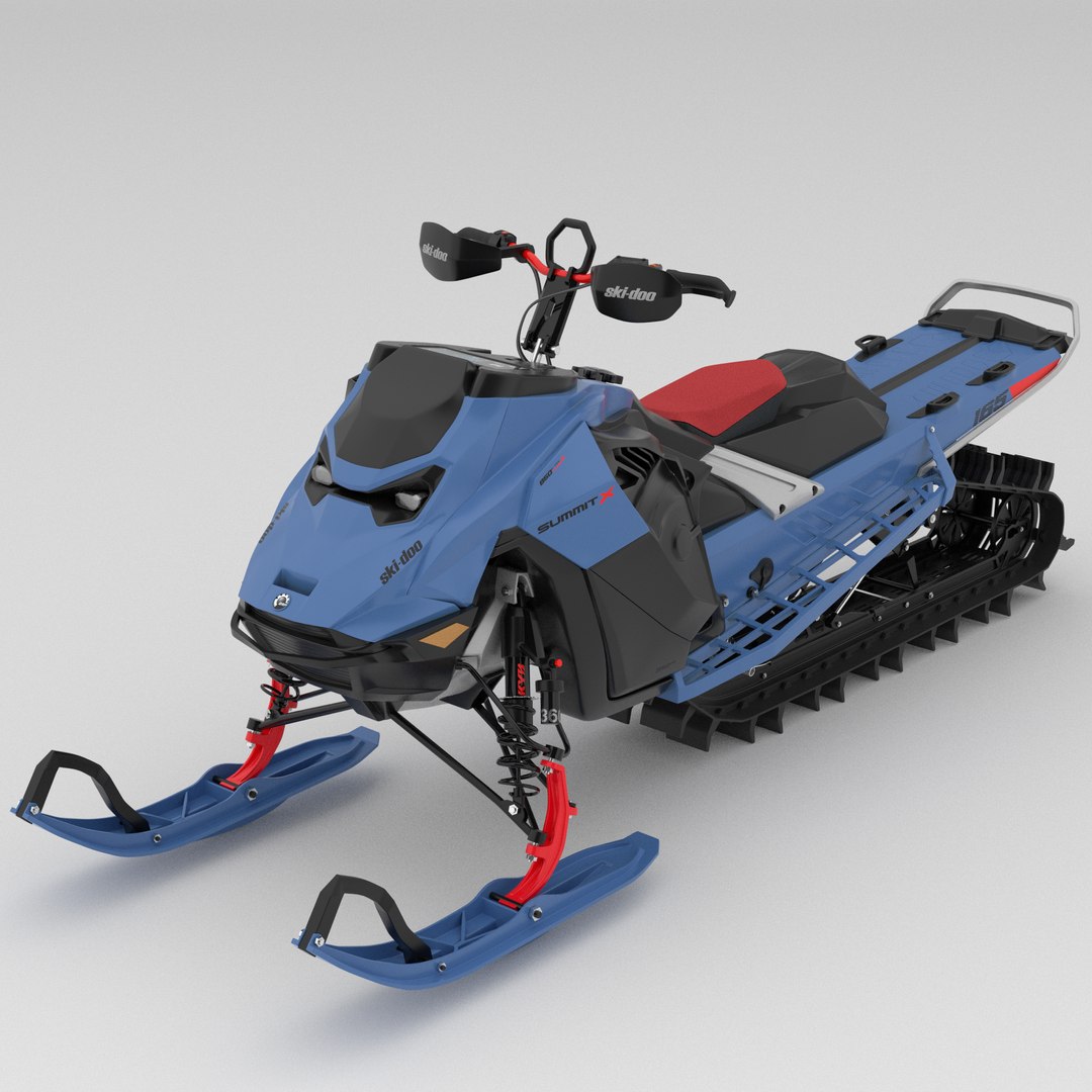 3D Model Snowmobile Ski-Doo Summit X 2025 - TurboSquid 2285201