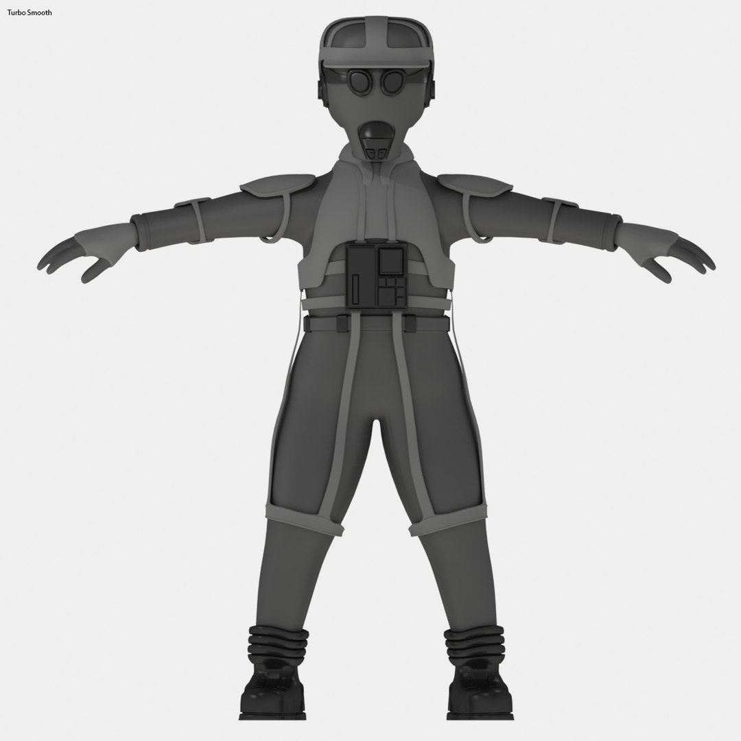 Sci-fi Pilot 3d Max