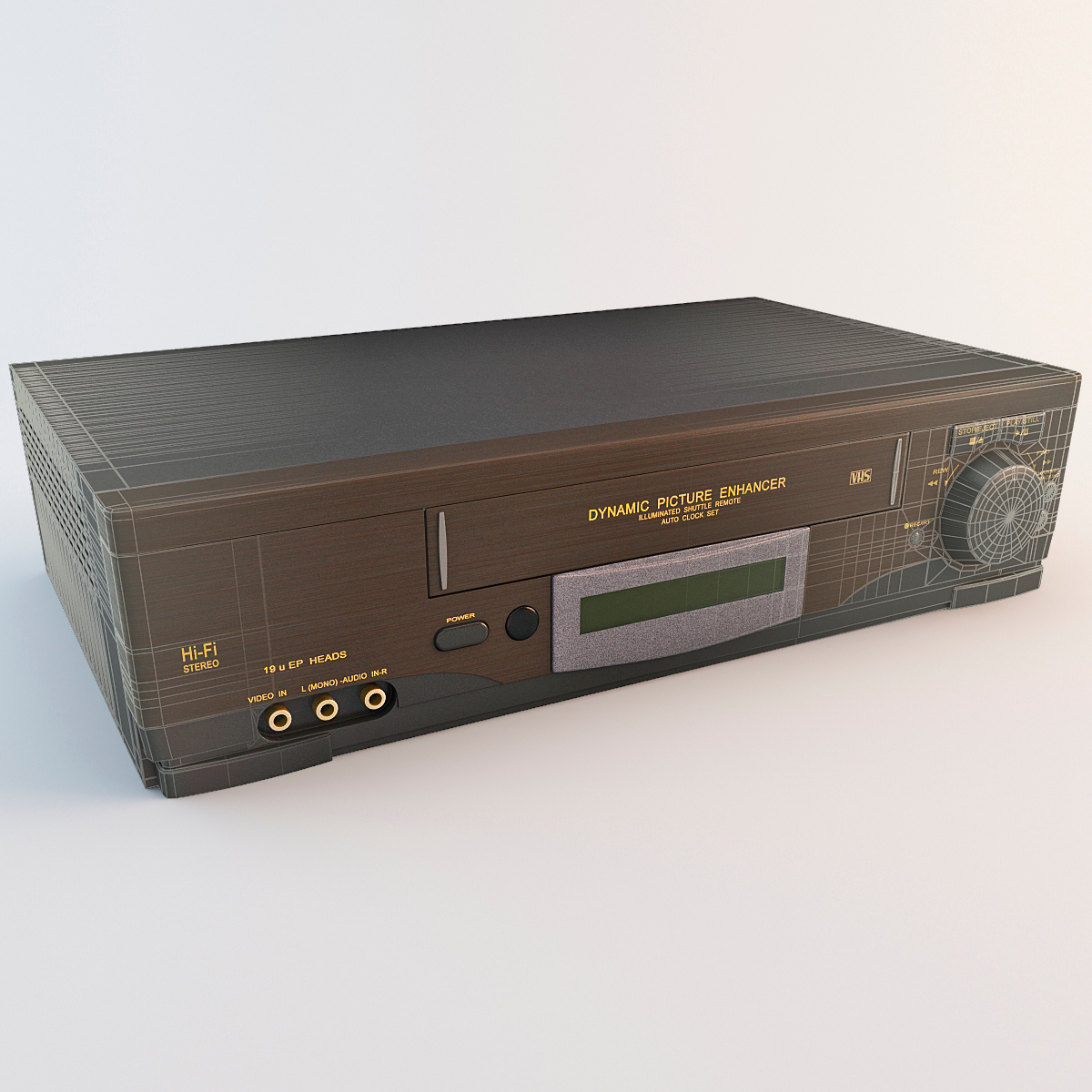 3d vhs vcr player