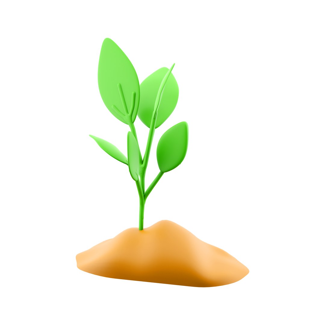 3d Plant Icon 3D Model - TurboSquid 2066428