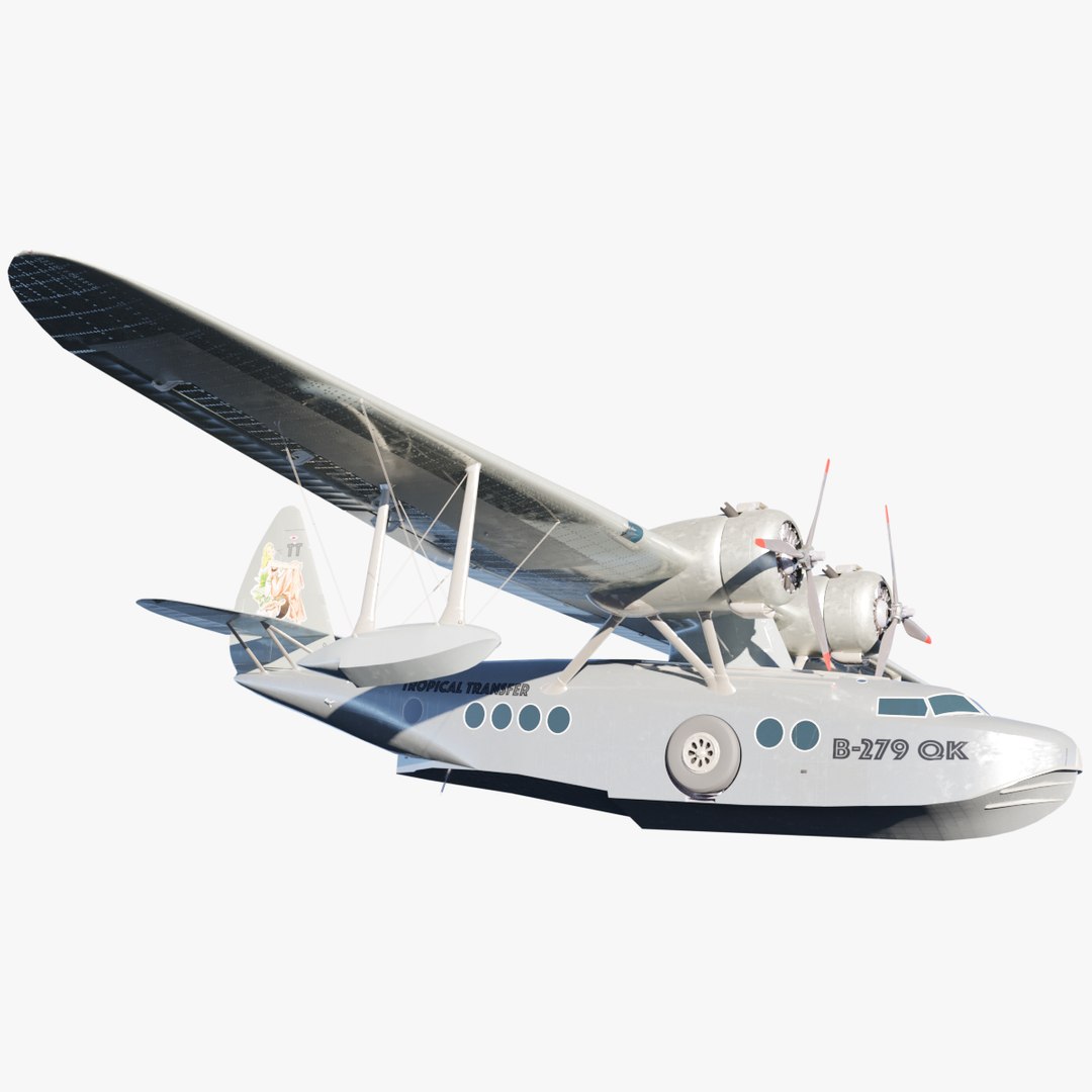 Sikorsky S-43 Float Plane 3D Model - TurboSquid 1976206