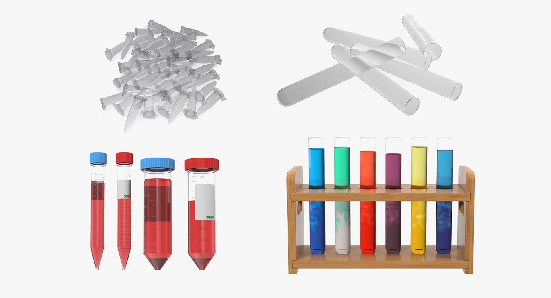 Laboratory test tubes lab equipment 3D - TurboSquid 1537545