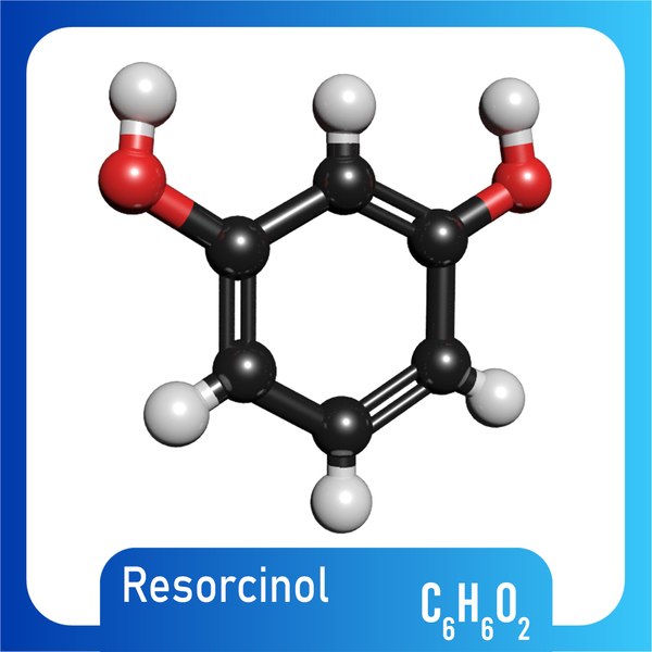 Resorcinol molecule c6h6o2 3D model - TurboSquid 1426791