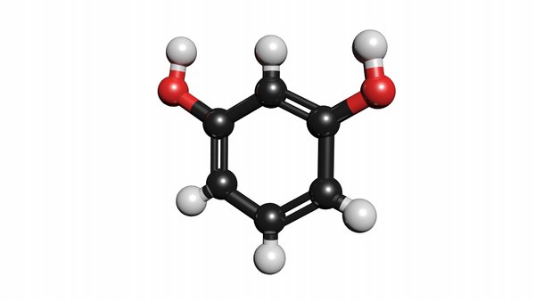 Resorcinol molecule c6h6o2 3D model - TurboSquid 1426791
