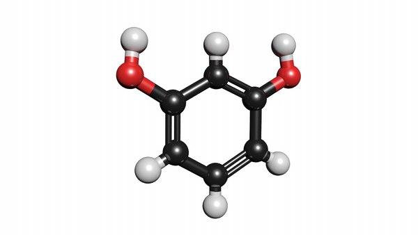 Resorcinol molecule c6h6o2 3D model - TurboSquid 1426791