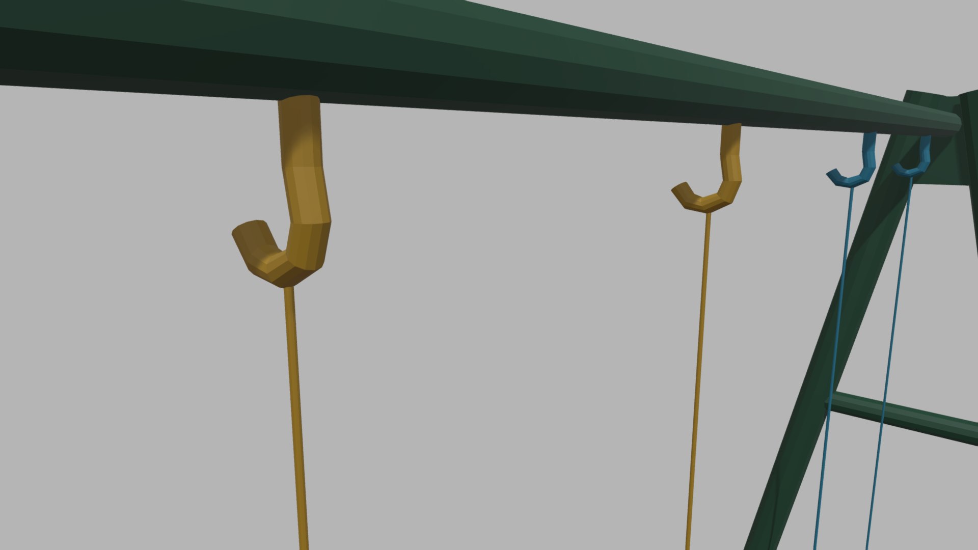 Low Poly Swing Model - TurboSquid 2003958