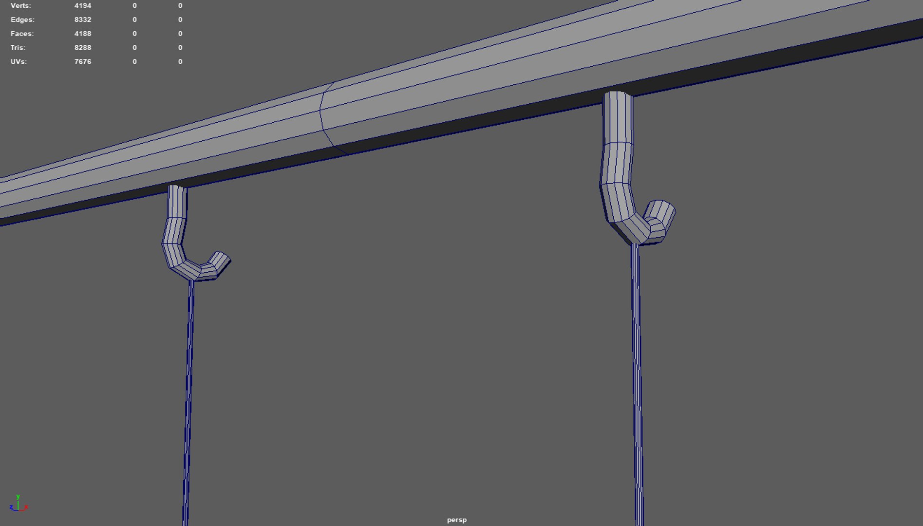 Low Poly Swing Model - TurboSquid 2003958