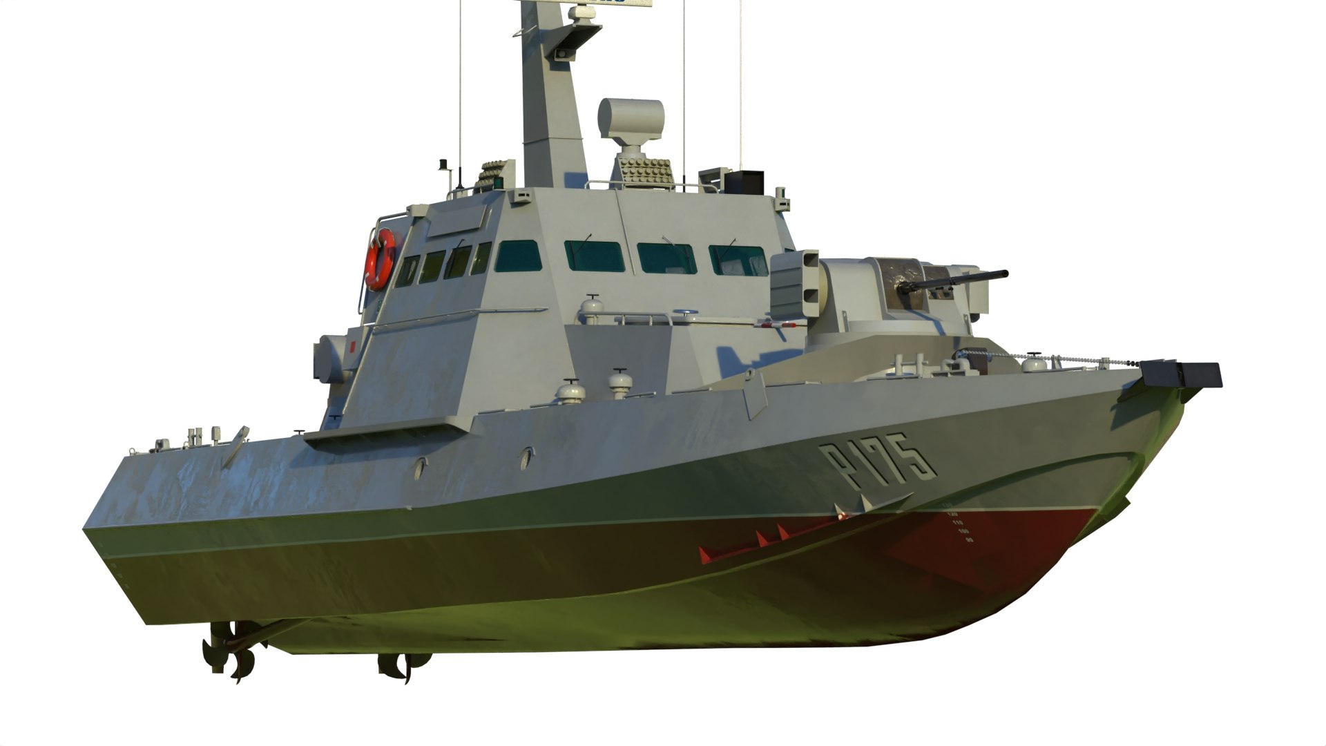 3D Model Ukrainian Gyurza M Class Artillery Boat 58155 - TurboSquid 2186736