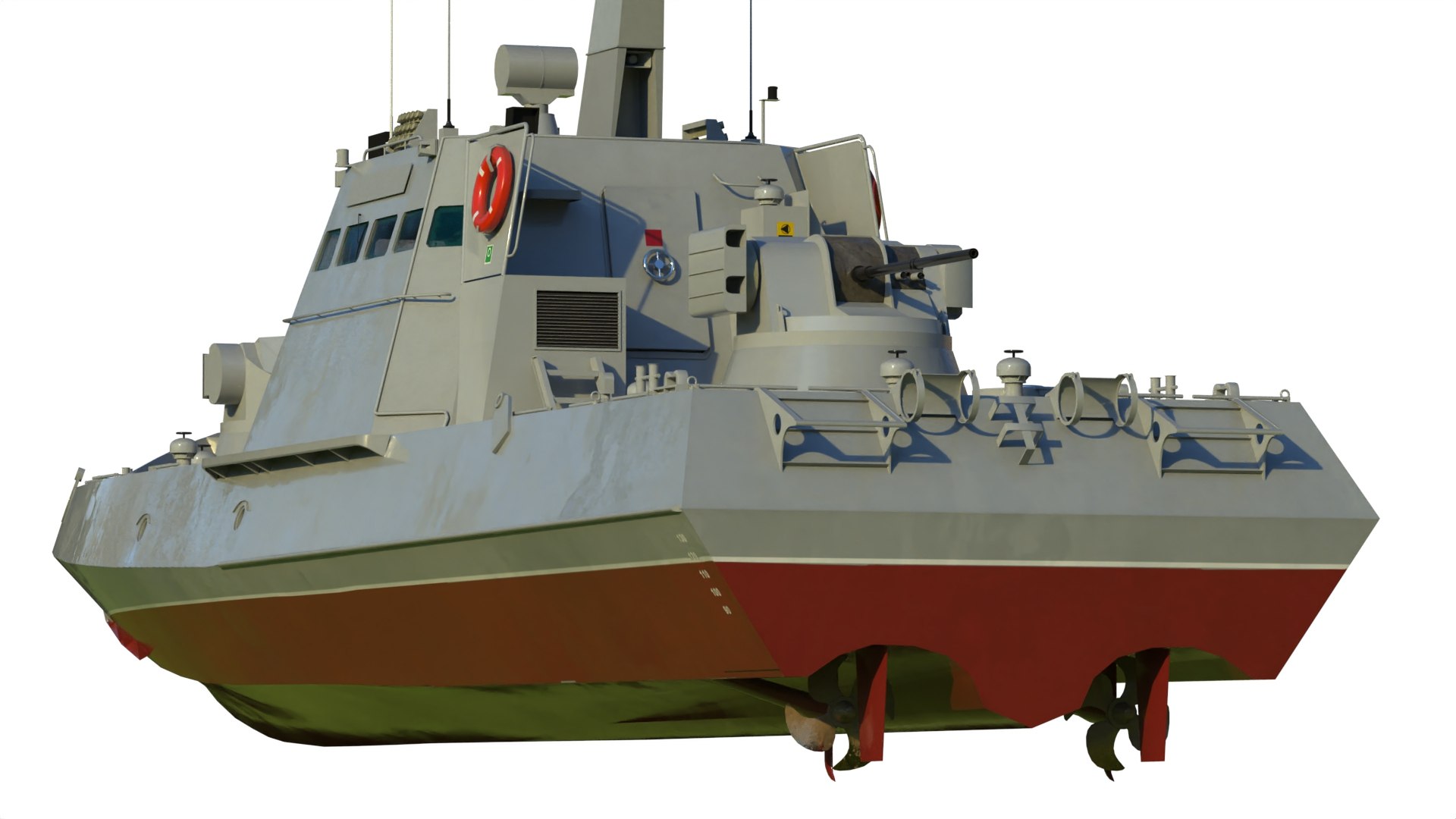 3D Model Ukrainian Gyurza M Class Artillery Boat 58155 - TurboSquid 2186736