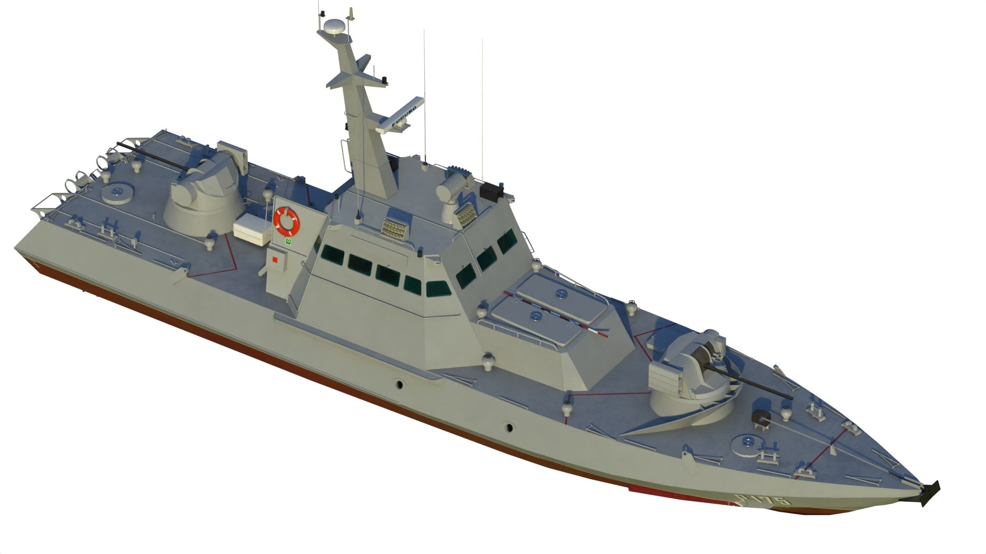 3D Model Ukrainian Gyurza M Class Artillery Boat 58155 - TurboSquid 2186736