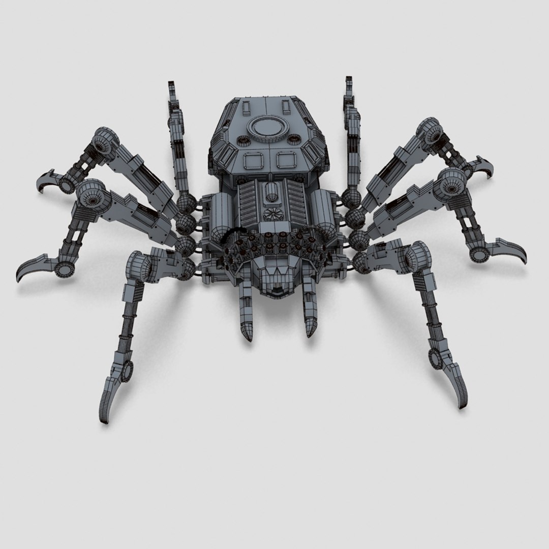 Machine Spider 3d Max