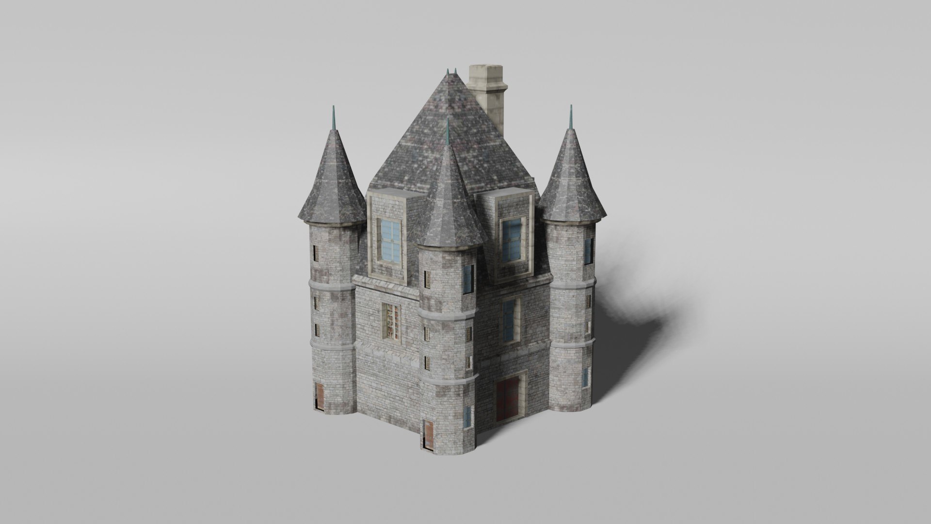 Castle French 3D Model - TurboSquid 1679141