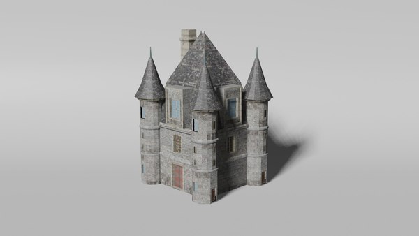 Castle french 3D model - TurboSquid 1679141