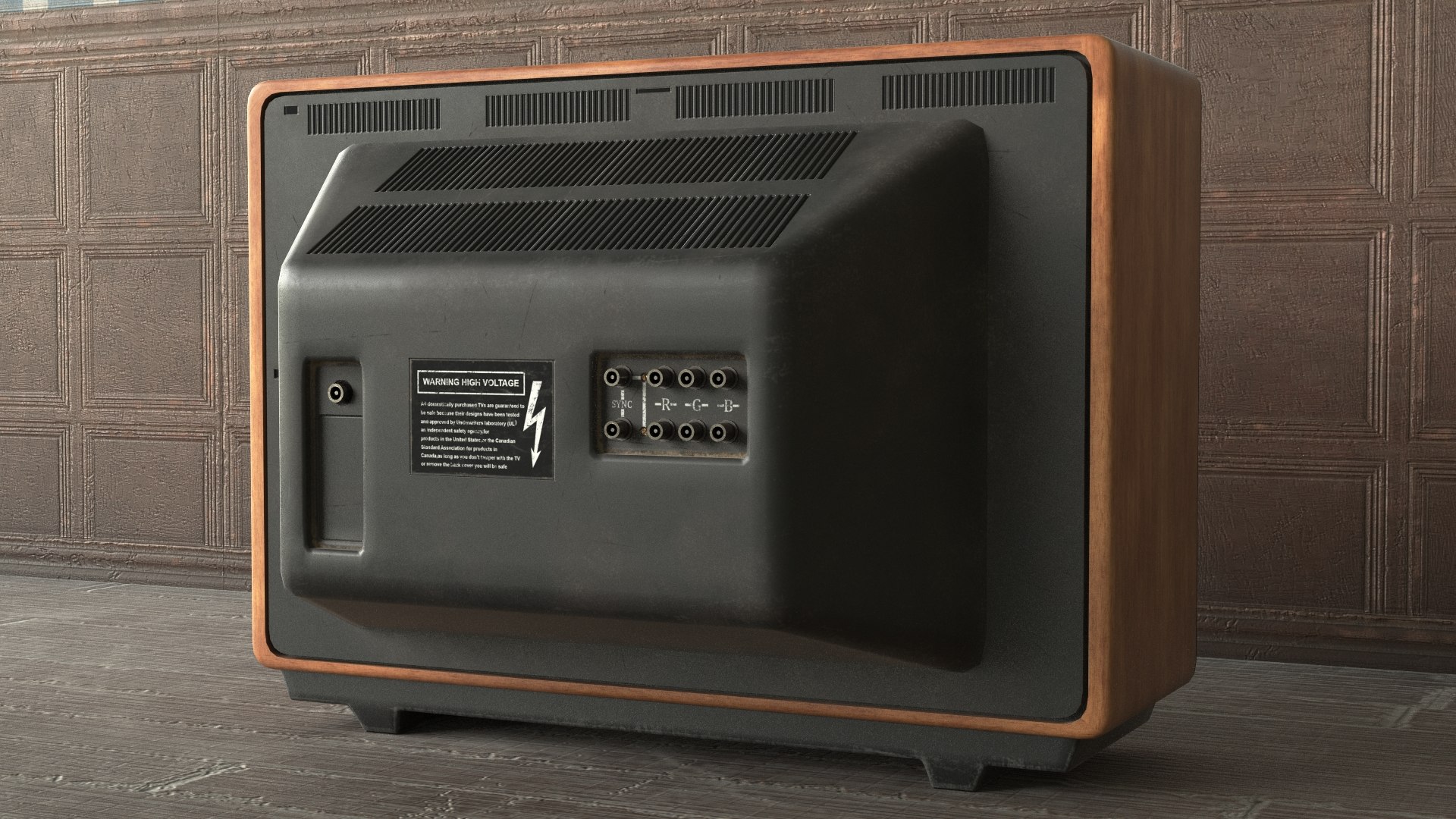 Retro Tv Model - TurboSquid 1643728