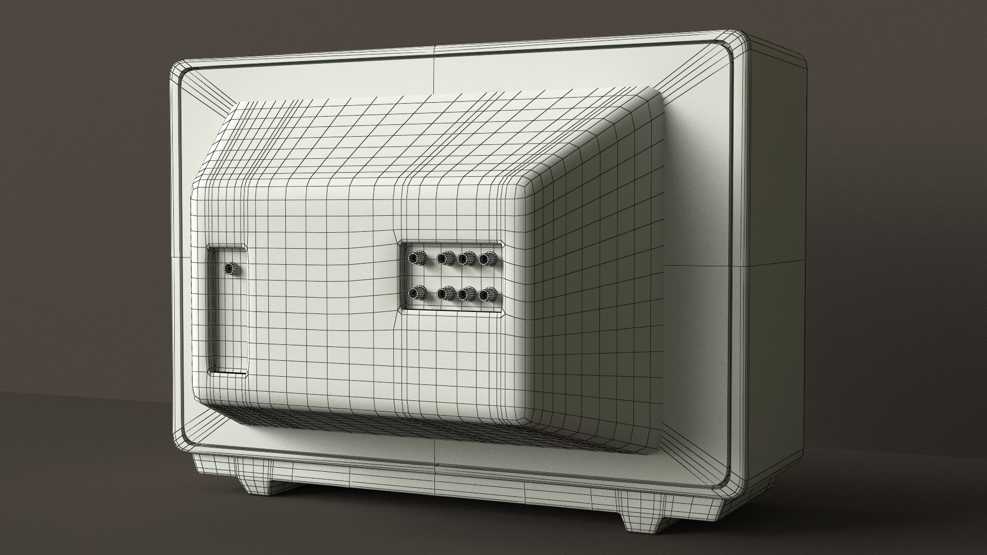 Retro Tv Model - TurboSquid 1643728