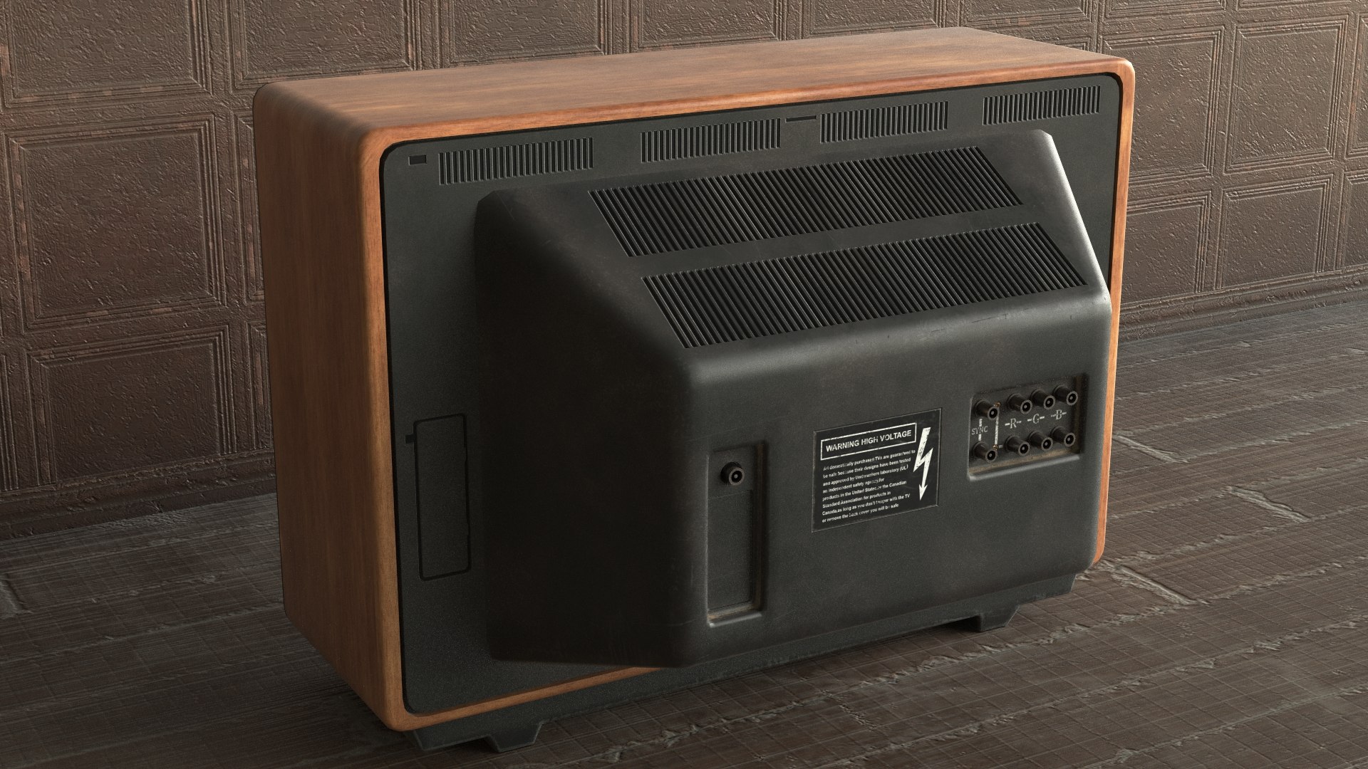 Retro Tv Model - TurboSquid 1643728