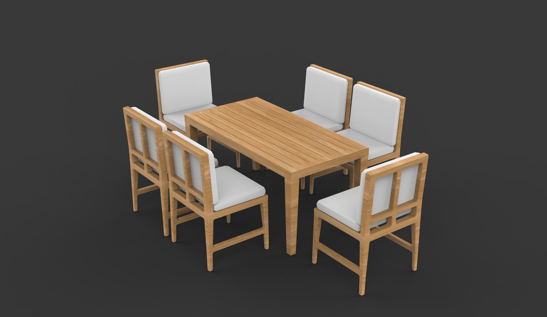 3D Model Outdoor Dining Table 3D Model - TurboSquid 2531789