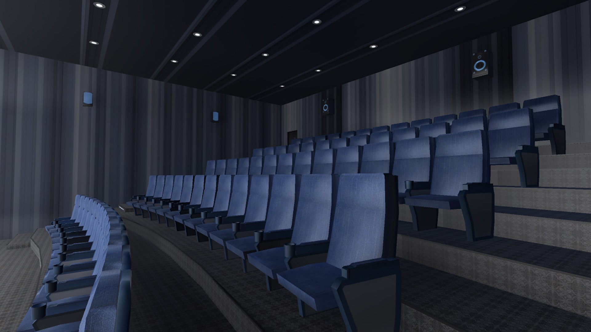 Modern Cinema Hall 08 Model - TurboSquid 1757354