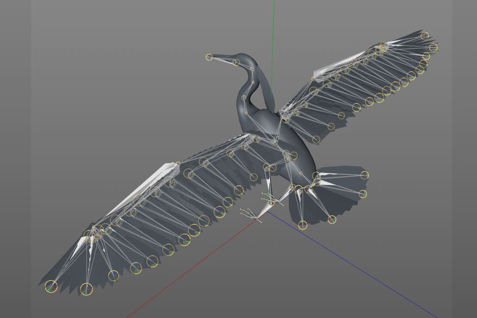 3D Bird Egret Model - TurboSquid 1536384