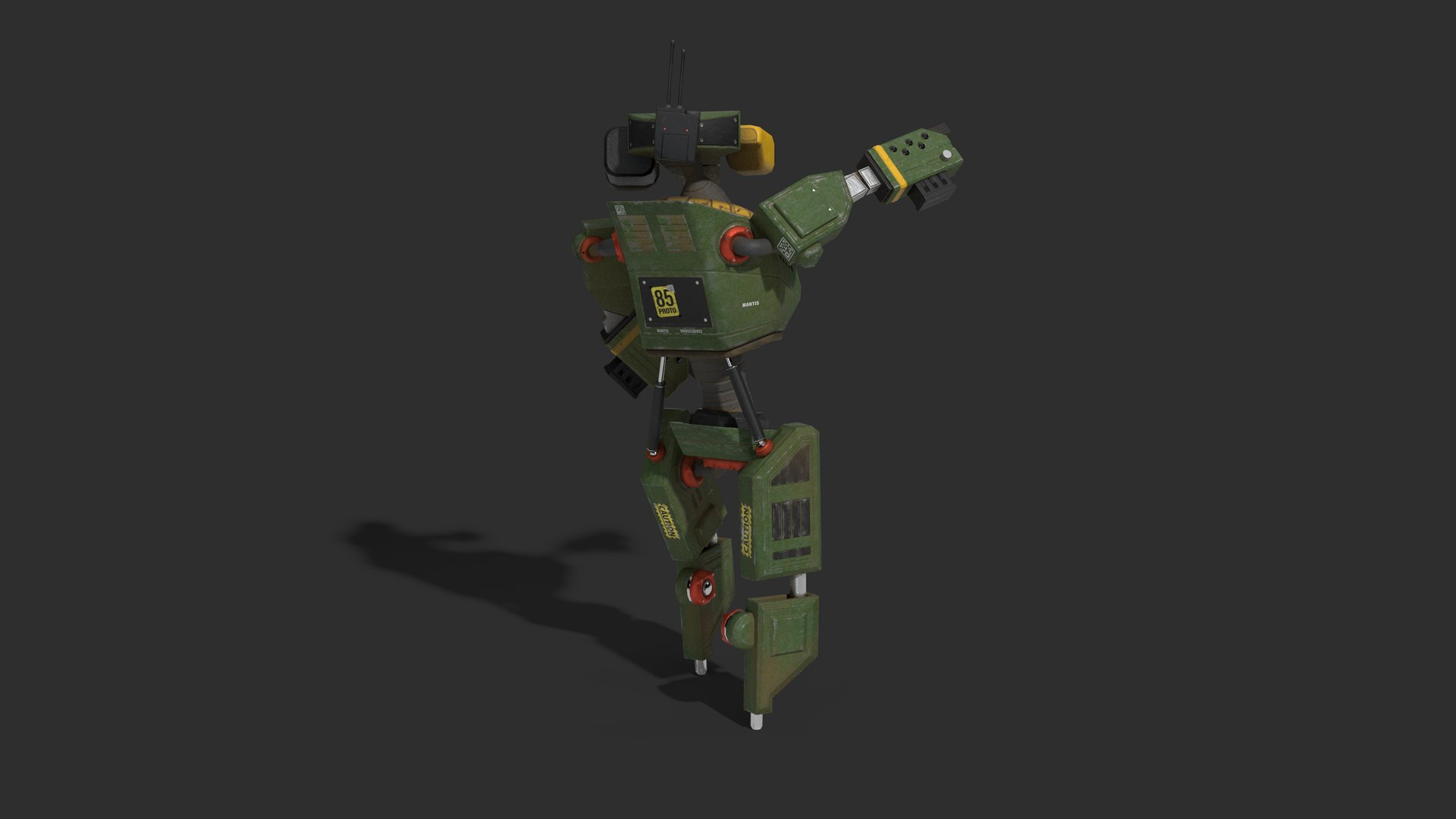 Juggernaut Humanoid Robot - Game Ready Model - TurboSquid 2165156