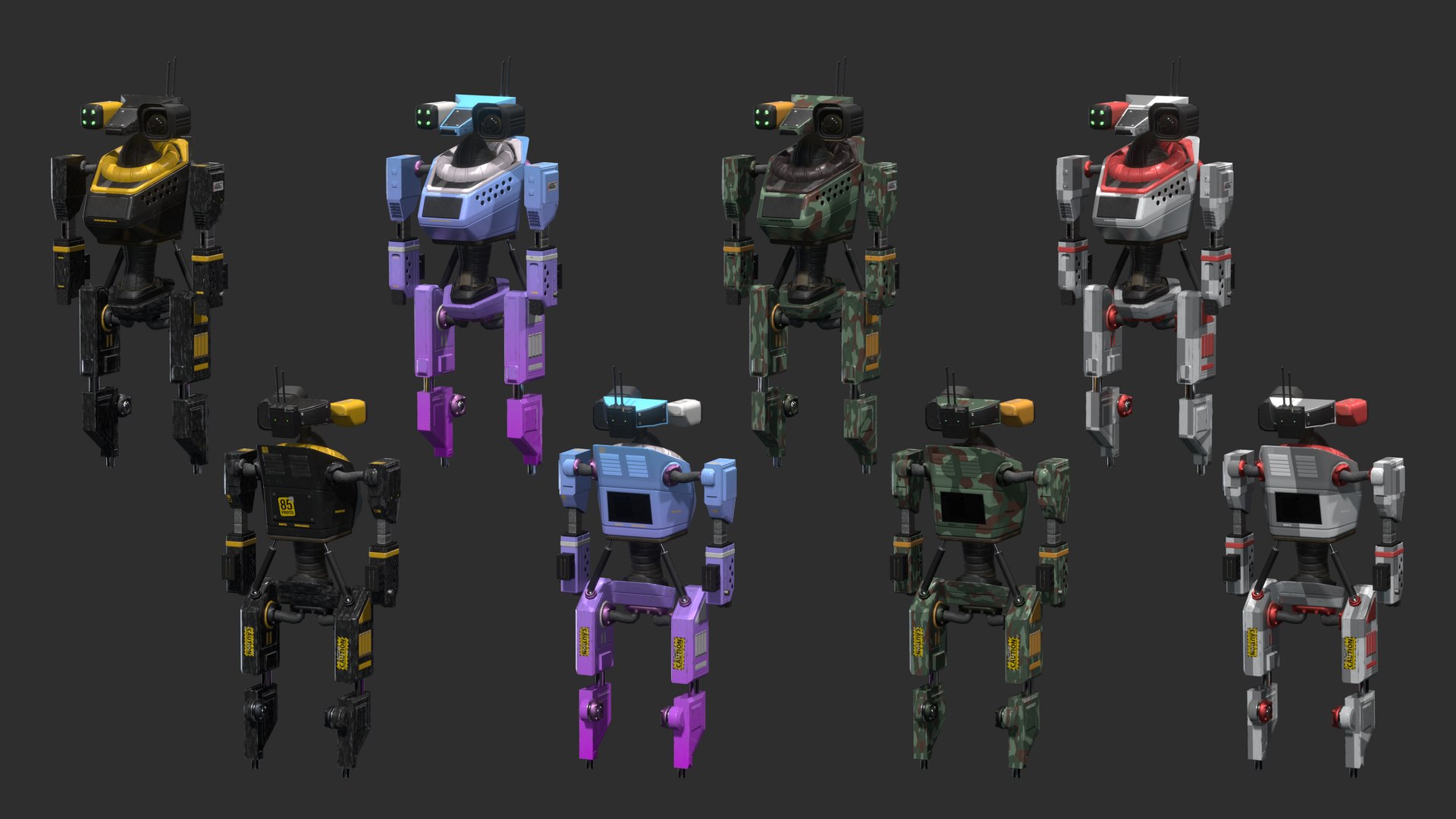 Juggernaut Humanoid Robot - Game Ready Model - TurboSquid 2165156