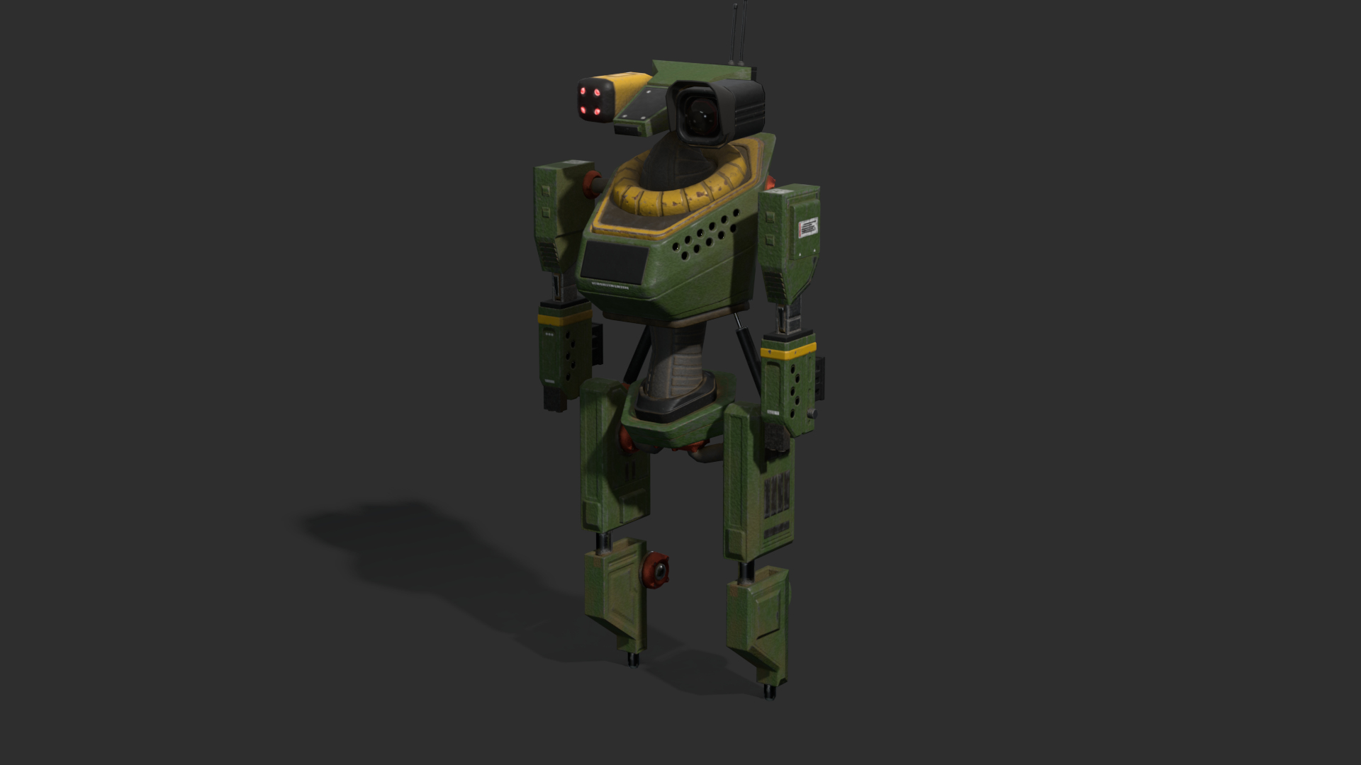 Juggernaut Humanoid Robot - Game Ready Model - TurboSquid 2165156