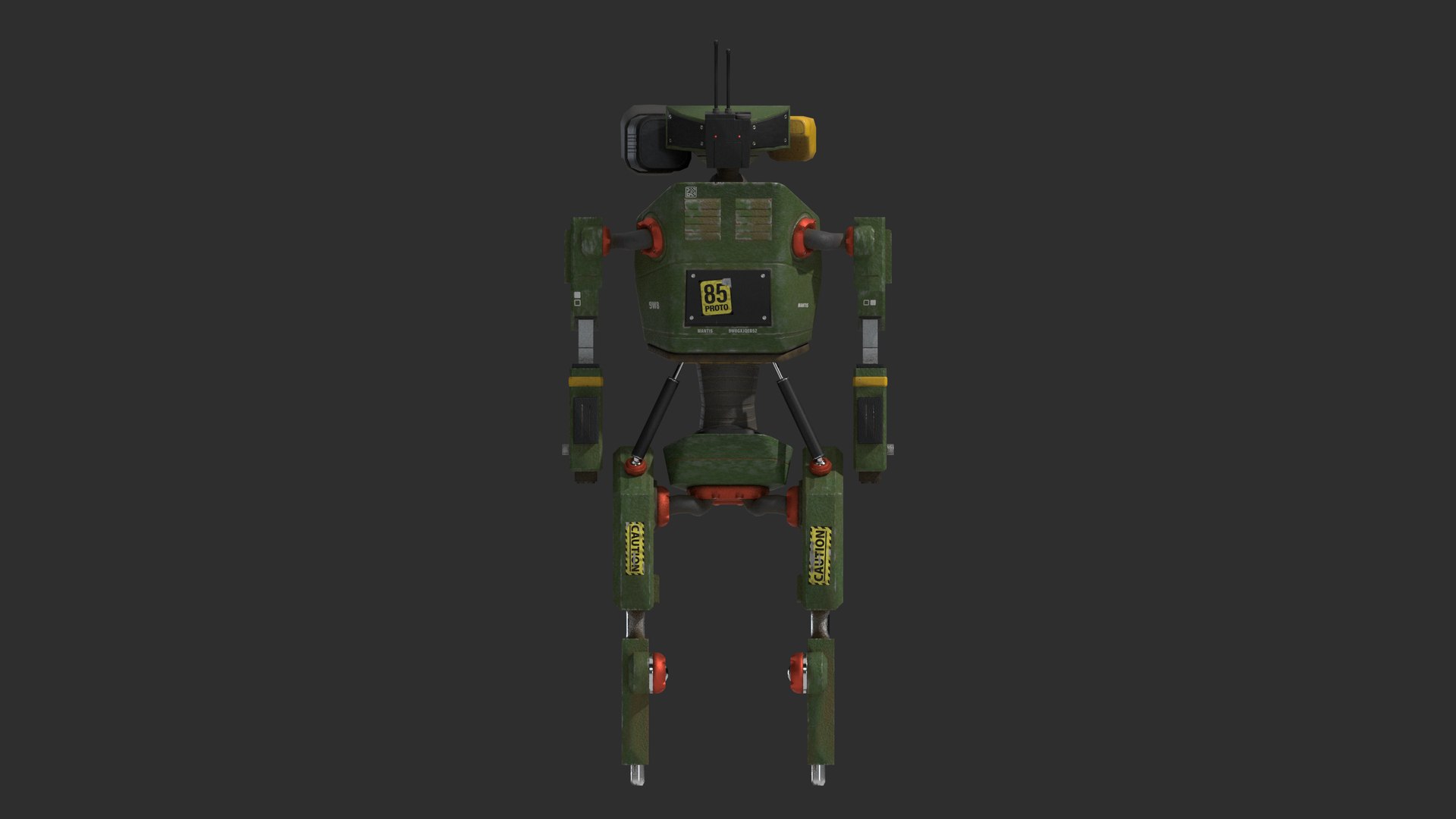 Juggernaut Humanoid Robot - Game Ready Model - TurboSquid 2165156