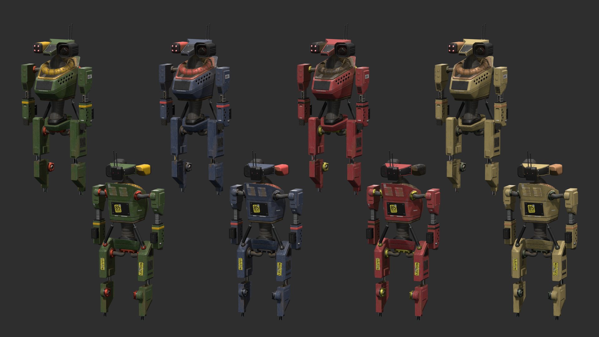 Juggernaut Humanoid Robot - Game Ready Model - TurboSquid 2165156