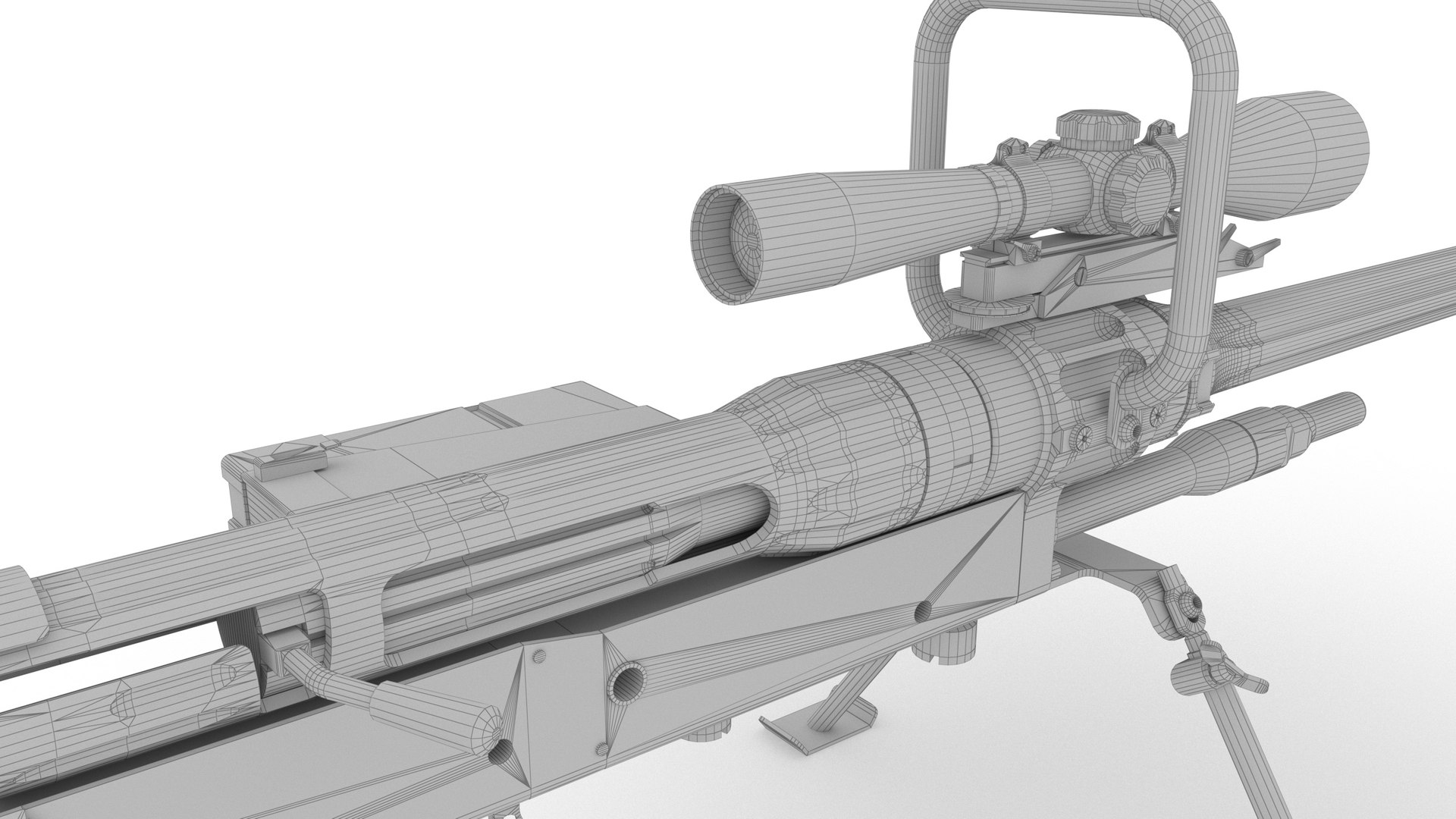 NTW-20 Anti Materiel Rifle 3D Model - TurboSquid 2294206
