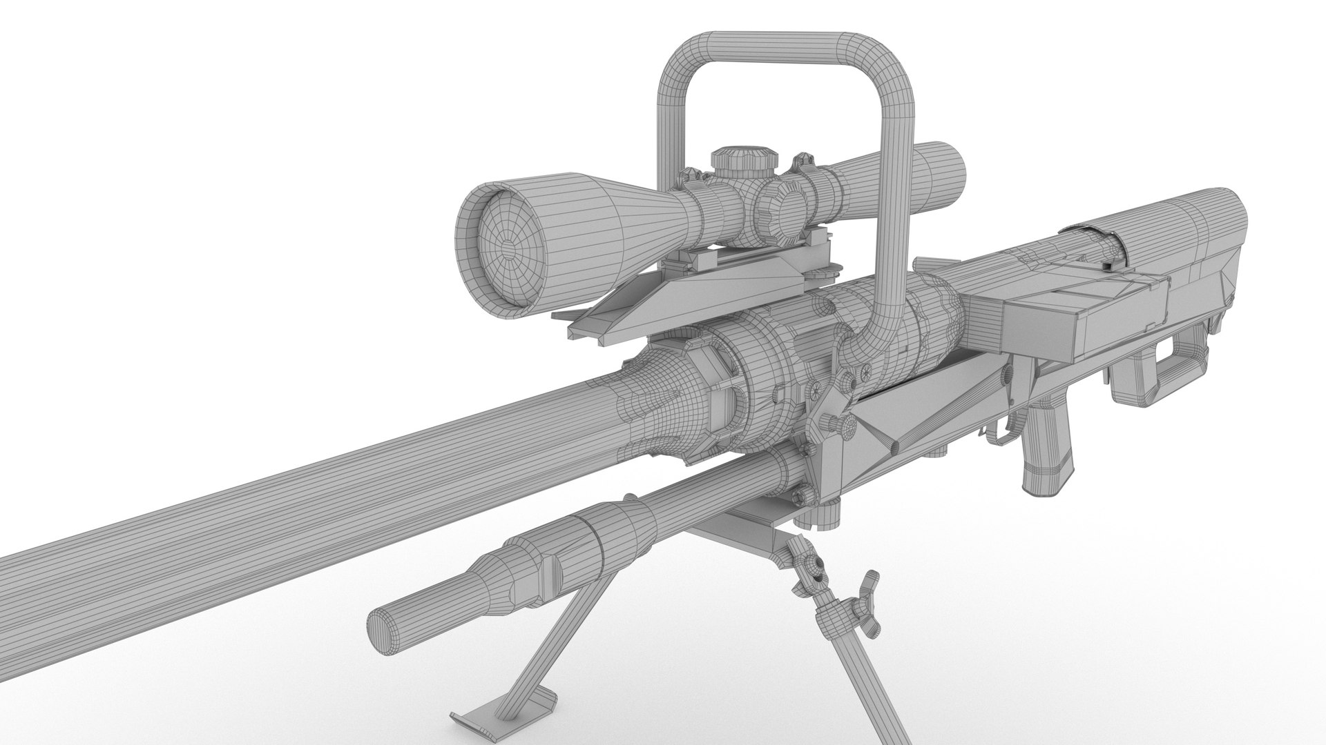 NTW-20 Anti Materiel Rifle 3D Model - TurboSquid 2294206
