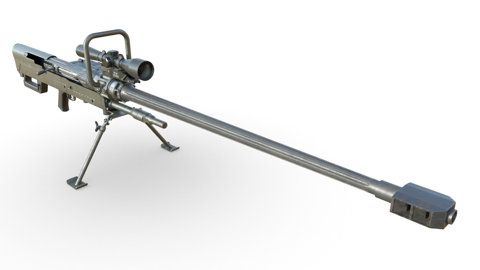 NTW-20 Anti Materiel Rifle 3D Model - TurboSquid 2294206